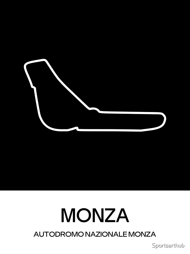 "monza track" Sticker for Sale by Sportsarthub | Redbubble