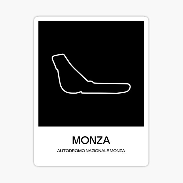 "monza track" Sticker for Sale by Sportsarthub | Redbubble