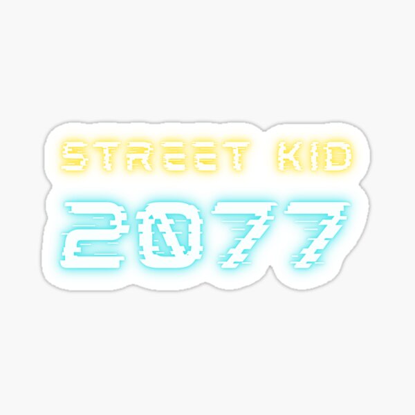 "Cyberpunk Street Kid" Sticker for Sale by JoPhrasier | Redbubble