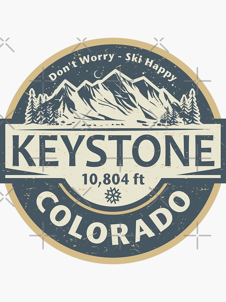 "Keystone, Colorado" Sticker for Sale by studio838 | Redbubble