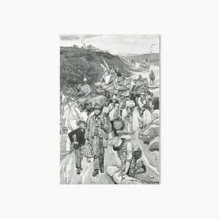 "Victorian gold rush, Victoria, Australia" Art Board Print by ...