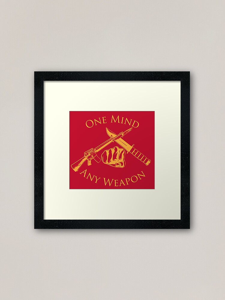 One Mind Any Weapon Us Marine Corps Martial Arts Mcmap Usmc
