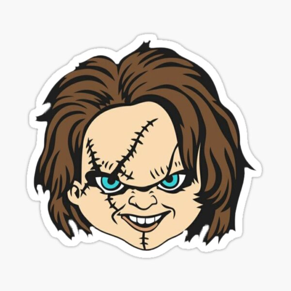 "Chucky" Sticker for Sale by martien53 | Redbubble