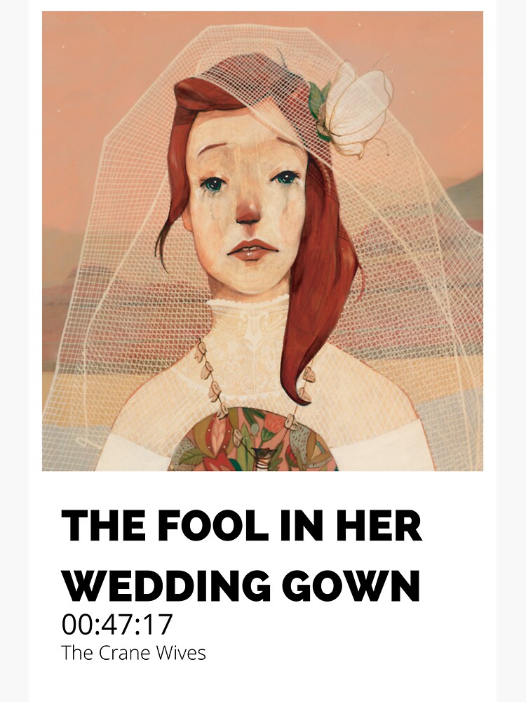 "the fool in her wedding gown album cover pantone swatch" Sticker for ...