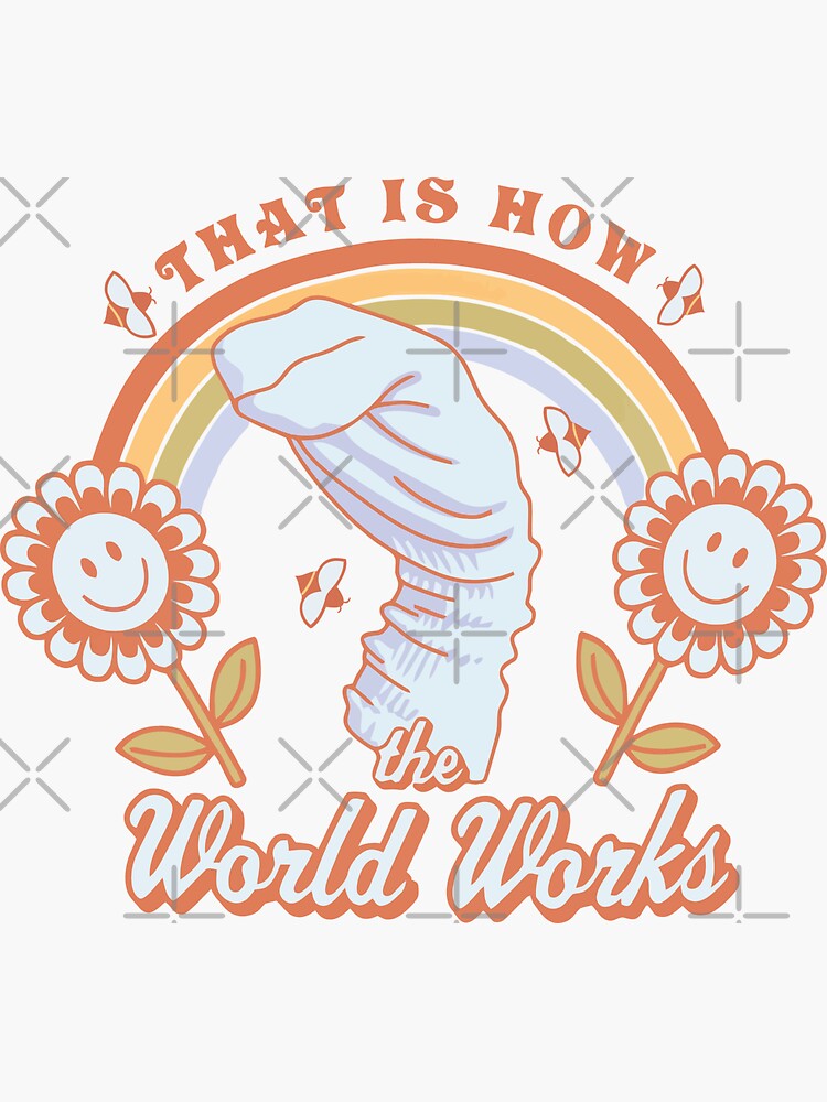 "Boburnham Merch Bo Burnham How The World Works" Sticker for Sale by BenRyme | Redbubble