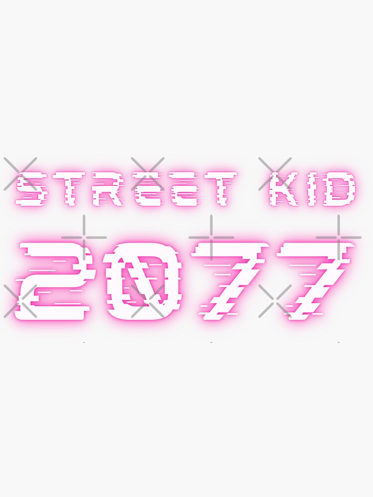 "Cyberpunk Street Kid 4" Sticker for Sale by JoPhrasier | Redbubble