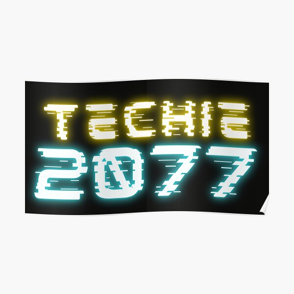"Cyberpunk Techie" Poster for Sale by JoPhrasier | Redbubble