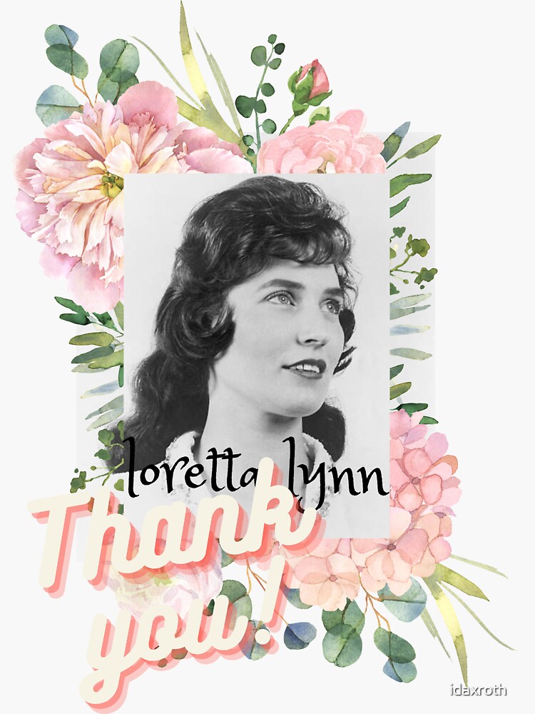 "loretta lynn's" Sticker for Sale by idaxroth | Redbubble
