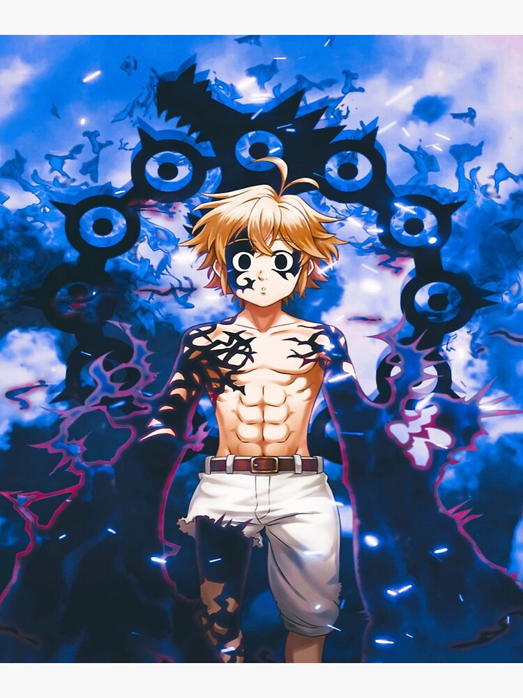 "meliodas the seven deadly sins" Poster for Sale by chetterubyzans ...