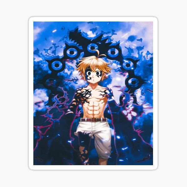 "meliodas the seven deadly sins" Sticker for Sale by chetterubyzans ...
