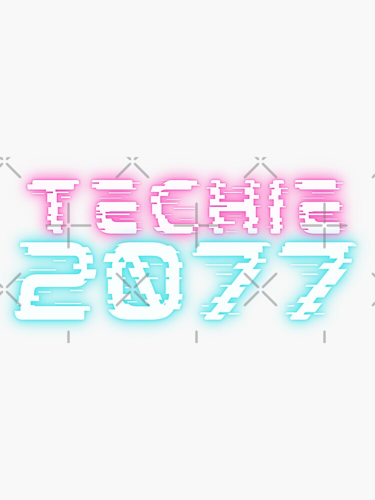 "Cyberpunk Techie 3" Sticker for Sale by JoPhrasier | Redbubble