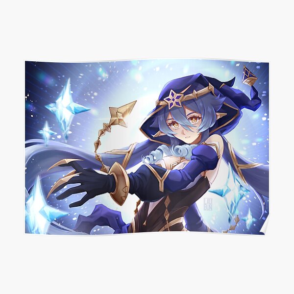 "Genshin Impact Layla Posterdruck, Wandkunst, Foto, Mihoyo von Laubun ...