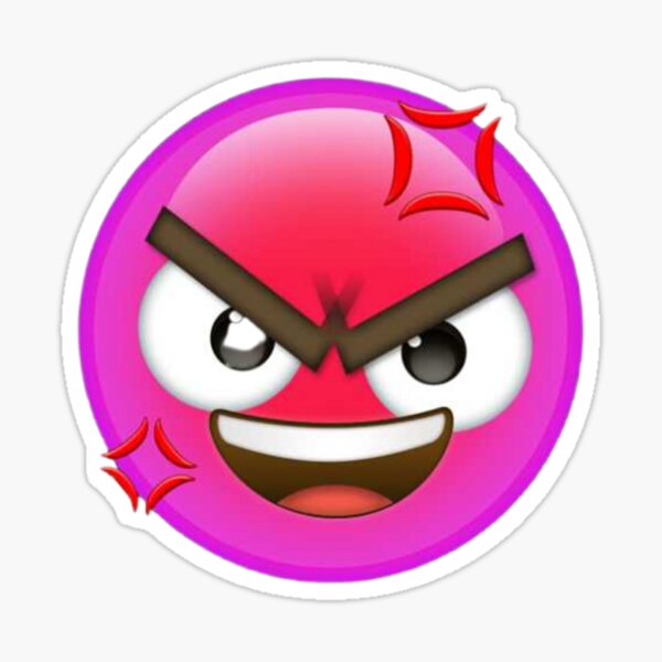 "Angry emoji" Sticker for Sale by emojiss | Redbubble