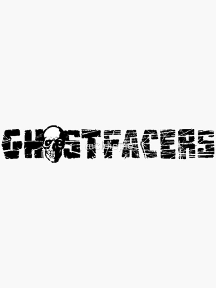 "GHOSTFACERS" Sticker for Sale by meldiepie | Redbubble