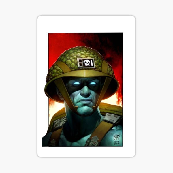 "Gerry Finley-Day and Dave Gibbons' Rogue Trooper" Sticker for Sale by ...