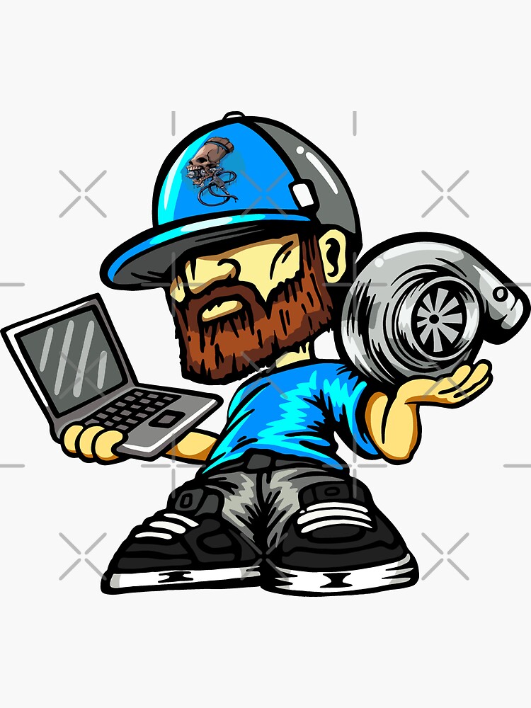 "Dyno Tuning " Sticker for Sale by OnlyCoolDesigns | Redbubble