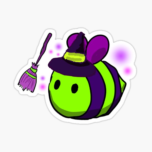"Wicked Witch Bee" Sticker for Sale by allthebeanz | Redbubble