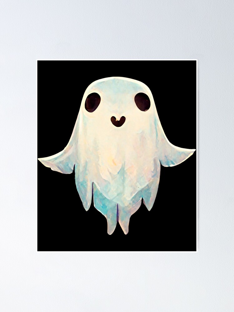 "Cute Spooky Boo Ghost" Poster for Sale by HennaApparel | Redbubble