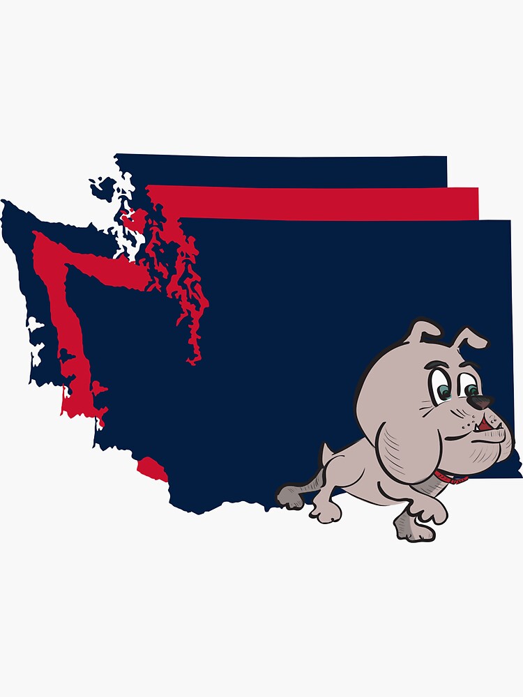 "Washington Border, Bulldogs" Sticker for Sale by LatterDaze | Redbubble