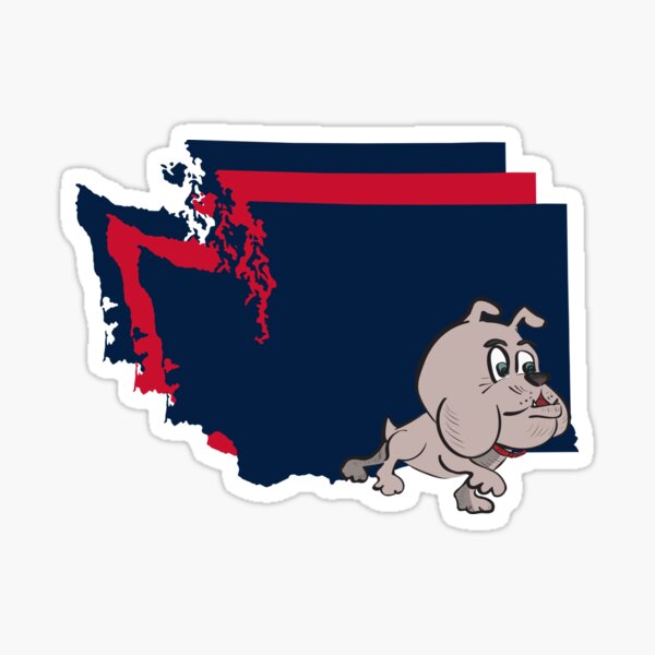 "Washington Border, Bulldogs" Sticker for Sale by LatterDaze | Redbubble