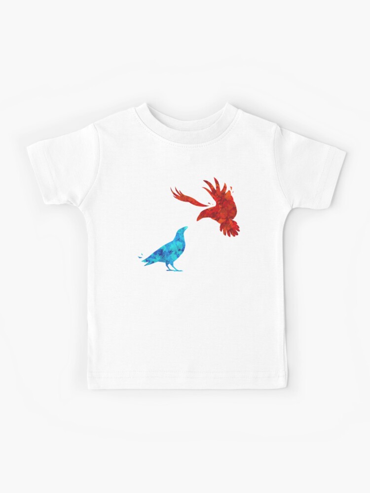 "Crystal Crows - Playful Ravens" Kids T-Shirt for Sale by Amayensis ...