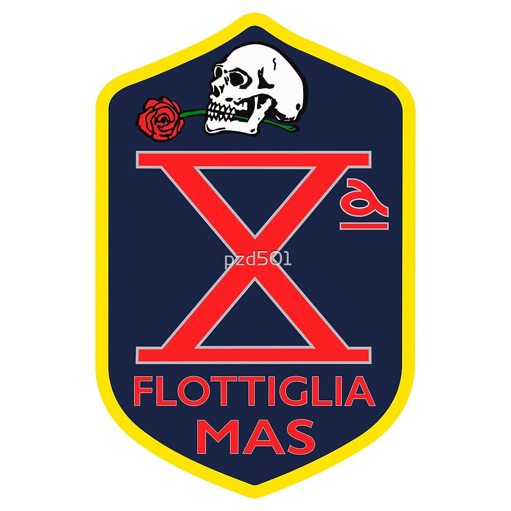 "Xª (Decima) Flottiglia MAS - Yellow edge - Clean Style " by pzd501 ...