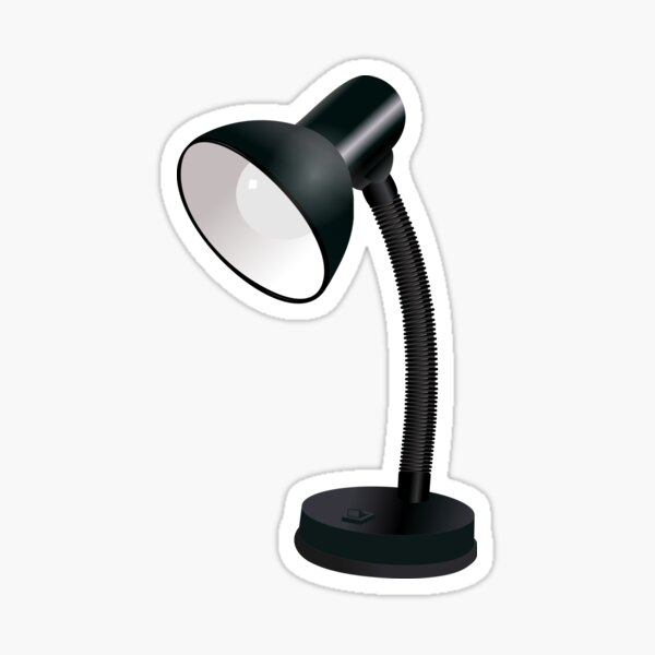 "Desk lamp Sticker" Sticker for Sale by bluehatgraphics | Redbubble