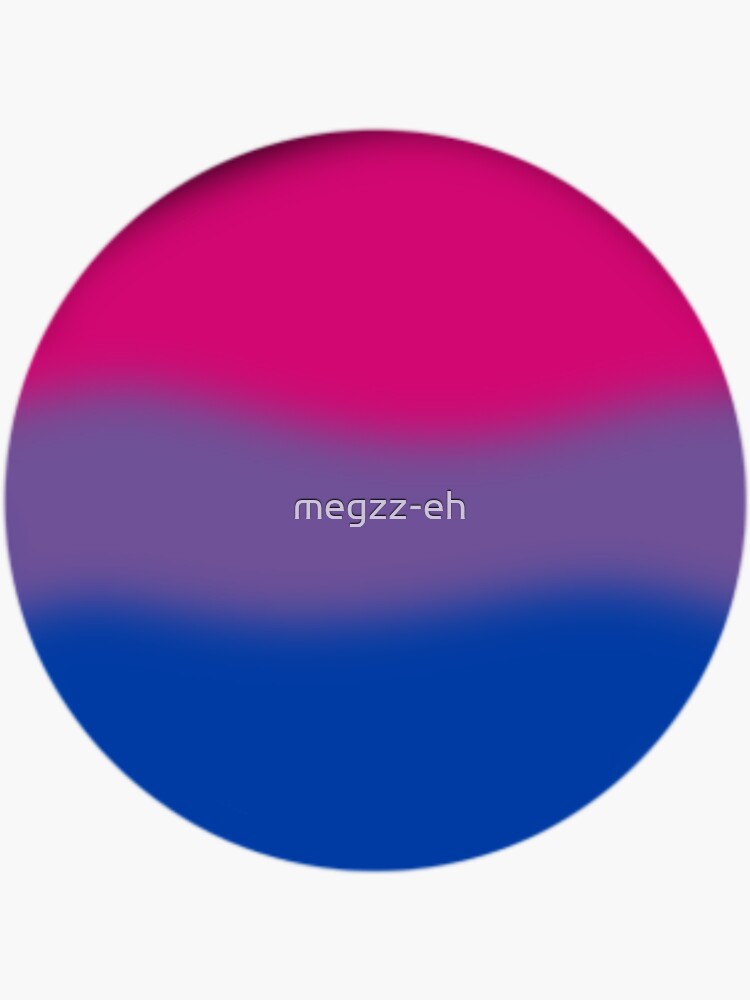 "subtle bisexual flag" Sticker for Sale by megzz-eh | Redbubble
