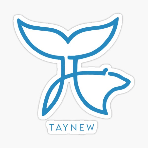 "TayNew Logo" Sticker for Sale by Sunshine2099 | Redbubble