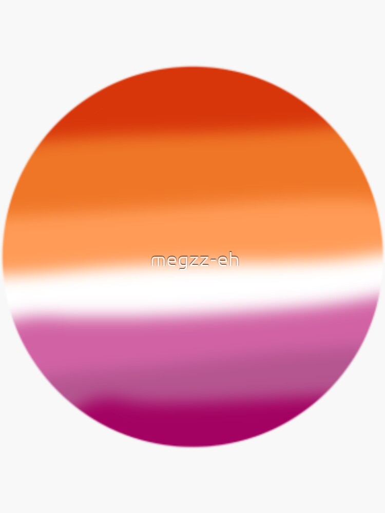 "subtle lesbian flag" Sticker for Sale by megzz-eh | Redbubble