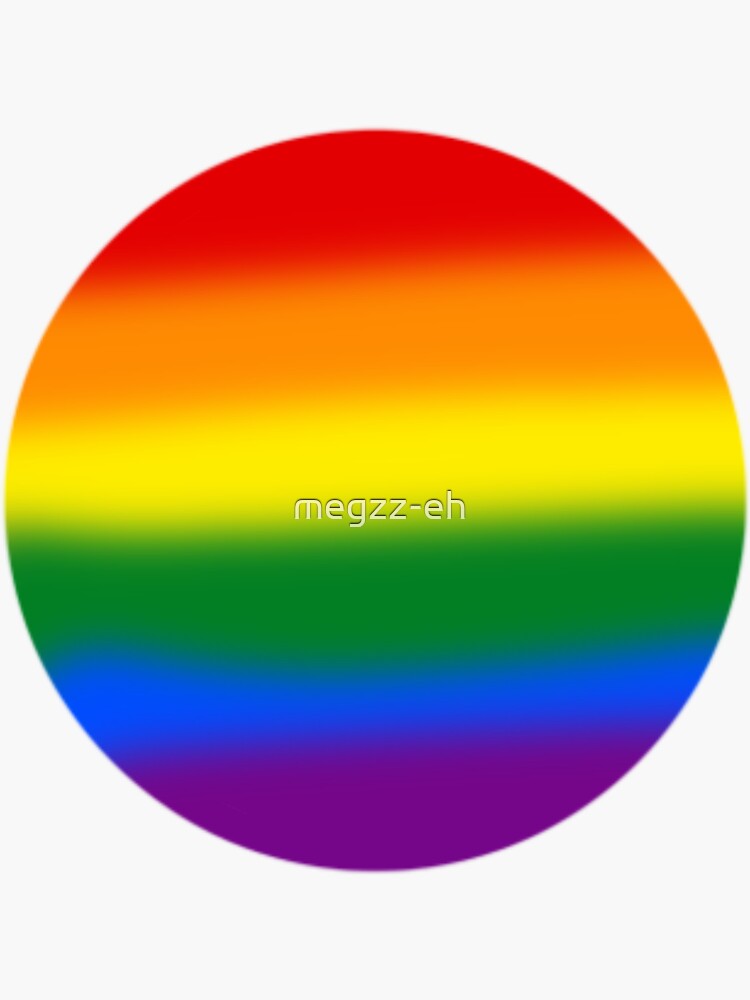 "subtle pride flag" Sticker for Sale by megzz-eh | Redbubble