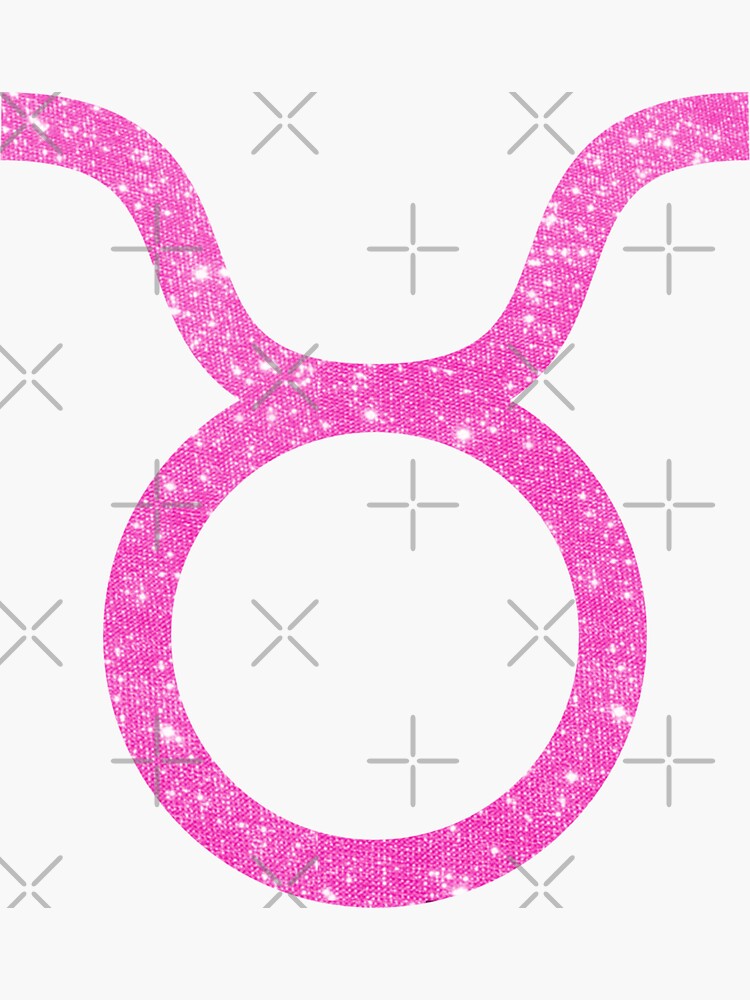 "taurus pink" Sticker for Sale by venusbyliv | Redbubble