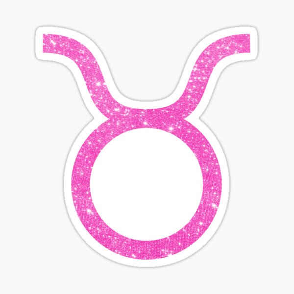 "taurus pink" Sticker for Sale by venusbyliv | Redbubble