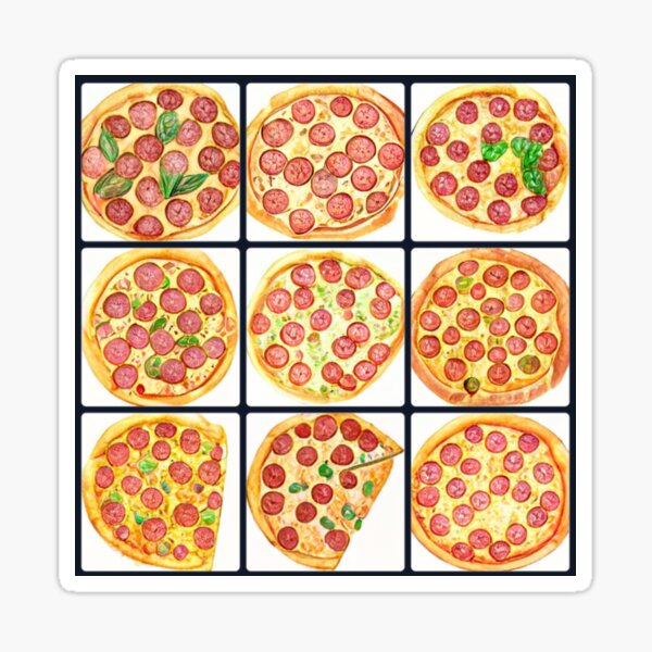 "Sausage Pizzas - Best Toppings - Art Pack" Sticker for Sale by ...