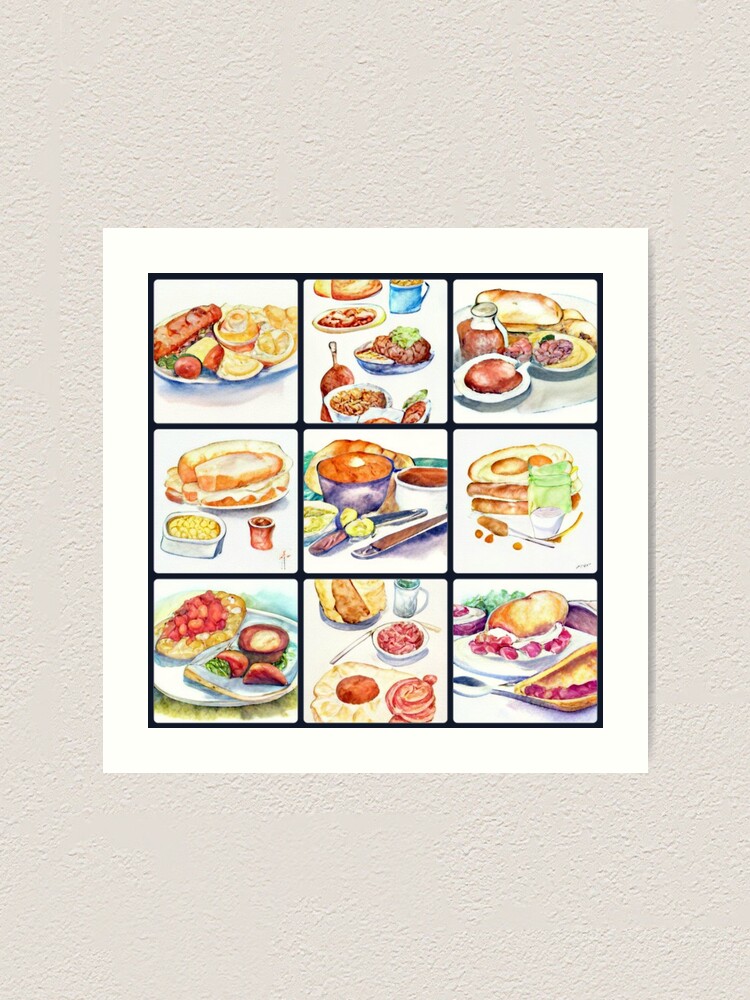 "Southern Food Pack - Heritage Traditional Food Delicacies Art" Art ...