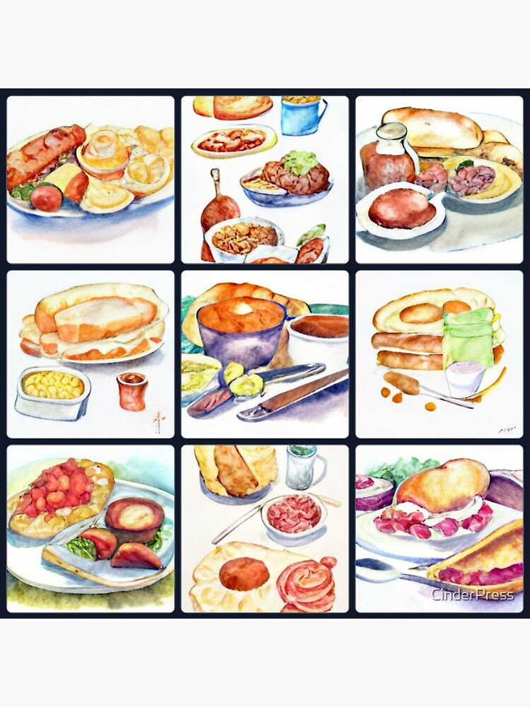 "Southern Food Pack - Heritage Traditional Food Delicacies Art" Poster ...