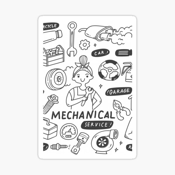 "Bluey Mechanics" Sticker for Sale by abdosadikshop | Redbubble