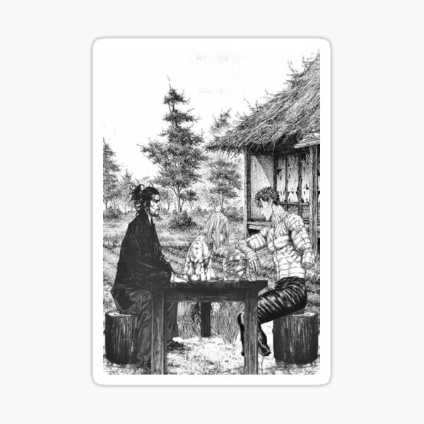"VAGABOND MANGA DESIGN" Sticker for Sale by allwhatiwant4 | Redbubble