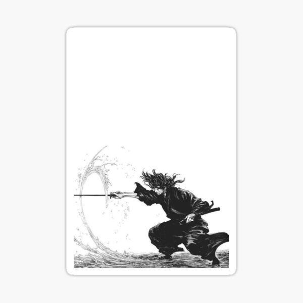 "VAGABOND MANGA DESIGN" Sticker for Sale by allwhatiwant4 | Redbubble