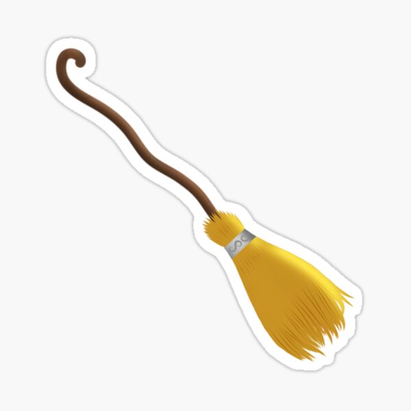 "Broom " Sticker for Sale by RaghniC | Redbubble