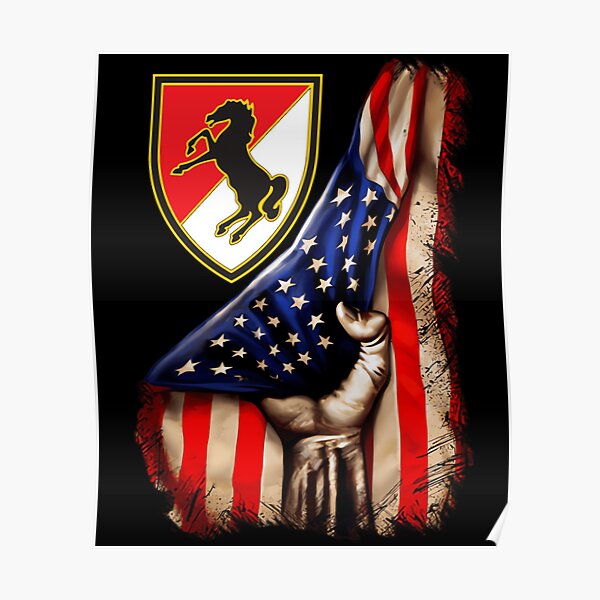 "11th Armored Cavalry Regiment (11th ACR)" Poster for Sale by ...