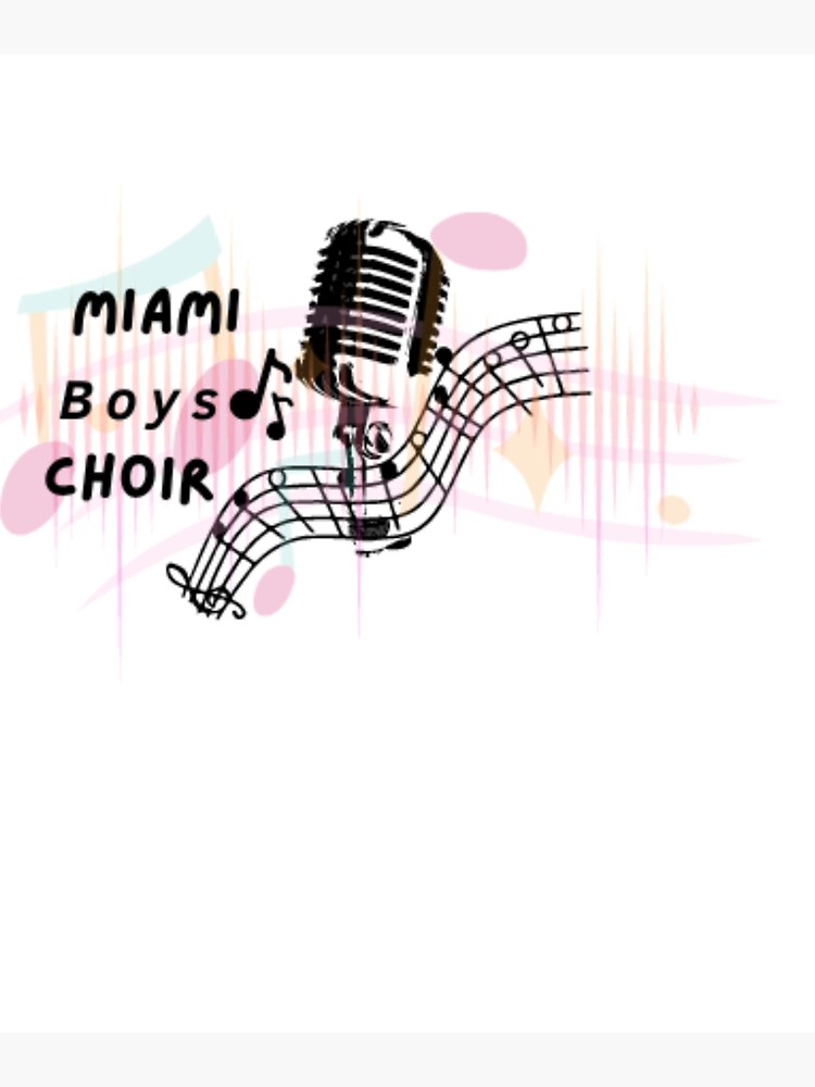"Miami boys choir " Sticker for Sale by Sanvente | Redbubble