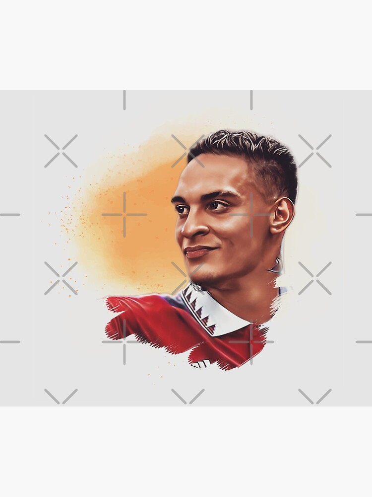 "Manchester stars Antony dos Santos" Sticker for Sale by vectorfootball ...
