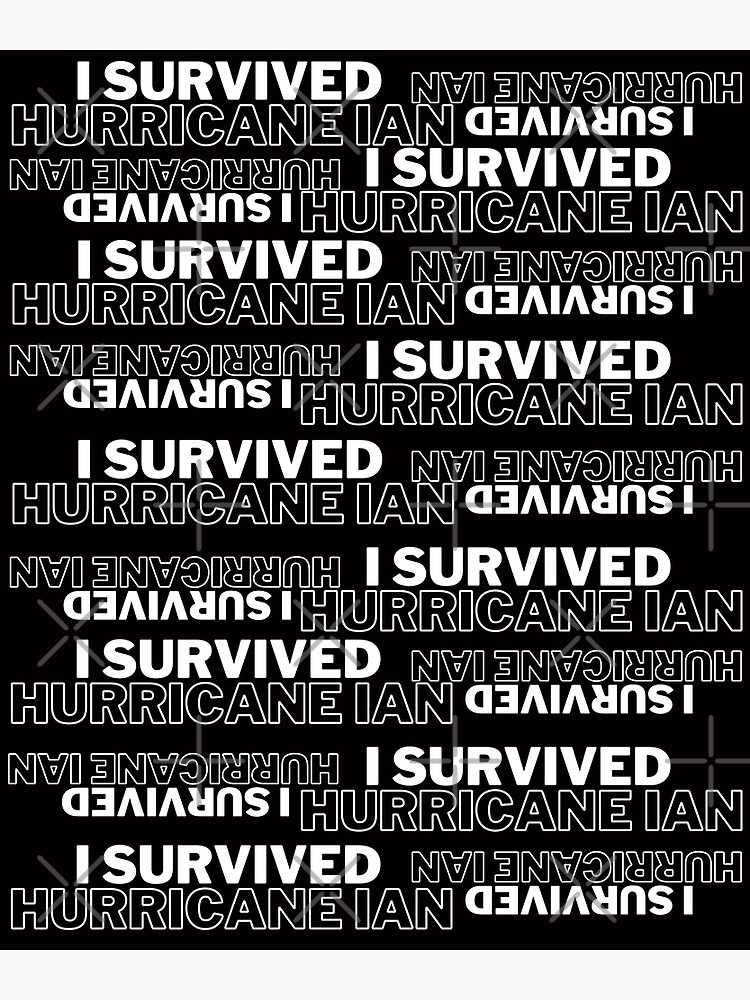 "I Survived Hurricane Ian sheliyaa, Funny Graphic Tees, I Survived ...