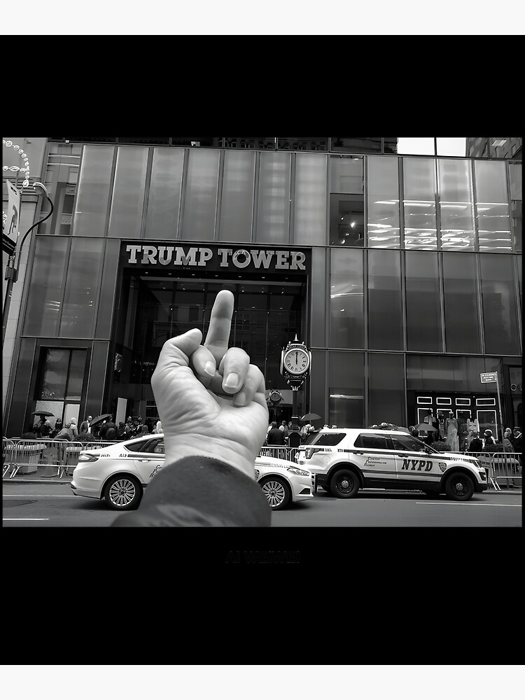 "Middle Finger at Trump Tower - Free Ai Weiwei Ts Chinese Rebel ...