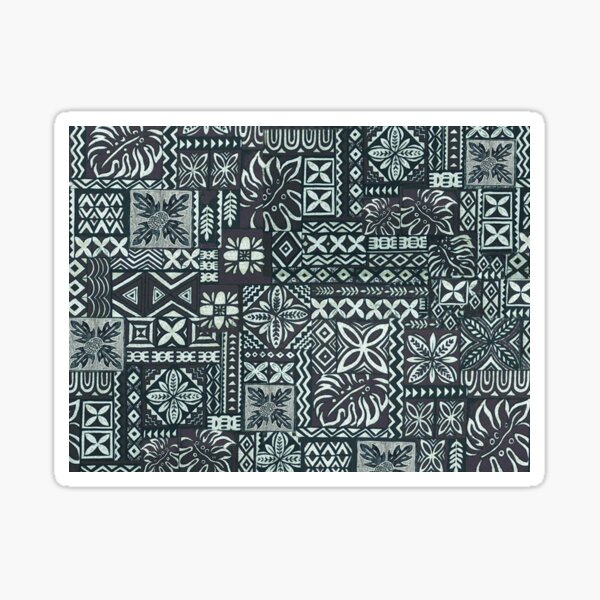 "Hawaiian Breadfruit Tapa" Sticker for Sale by JMarielle | Redbubble