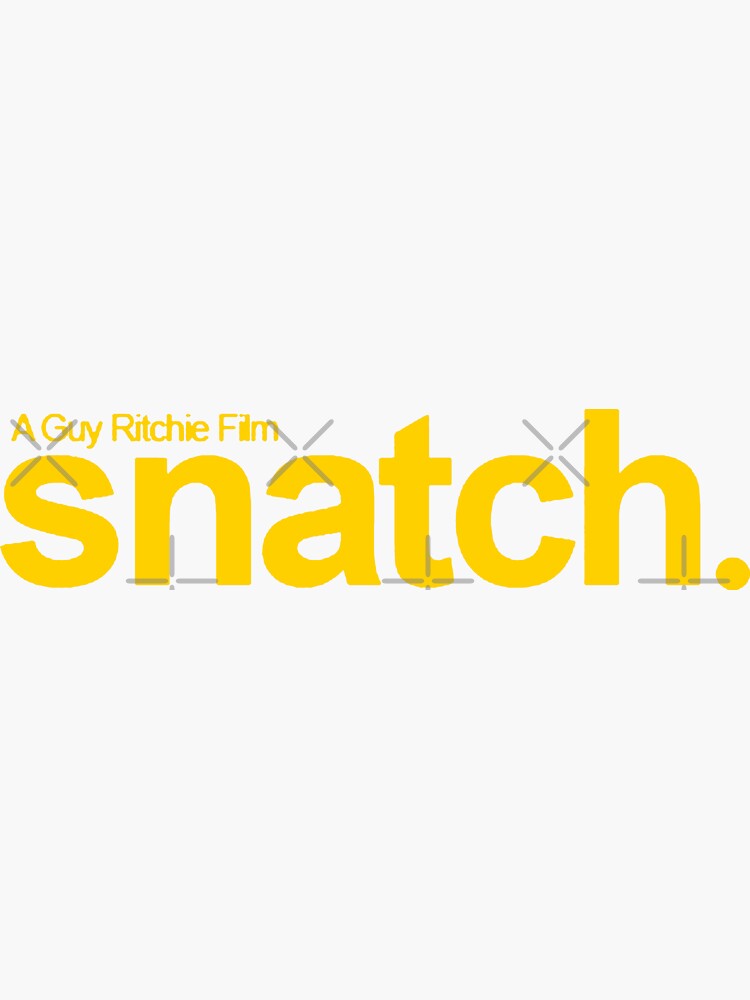 "Guy Ritchie Snatch 3" Sticker for Sale by StylizedKon | Redbubble
