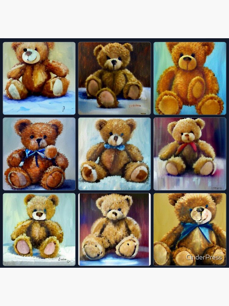 "Bring your Teddy Bear at Work or School - Stuffed Toy - Cute Kawaii ...