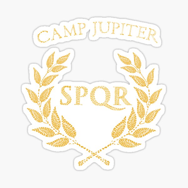 "Camp Jupiter embroidery " Sticker for Sale by TriceBooks | Redbubble