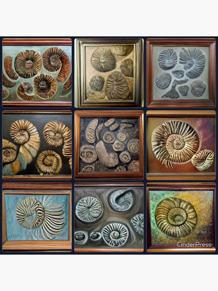 "Fossils Pack " Sticker for Sale by CinderPress | Redbubble